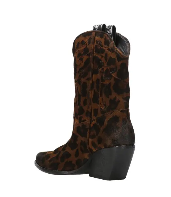 Elena Iachi Boots With Animal Motif - Spotted