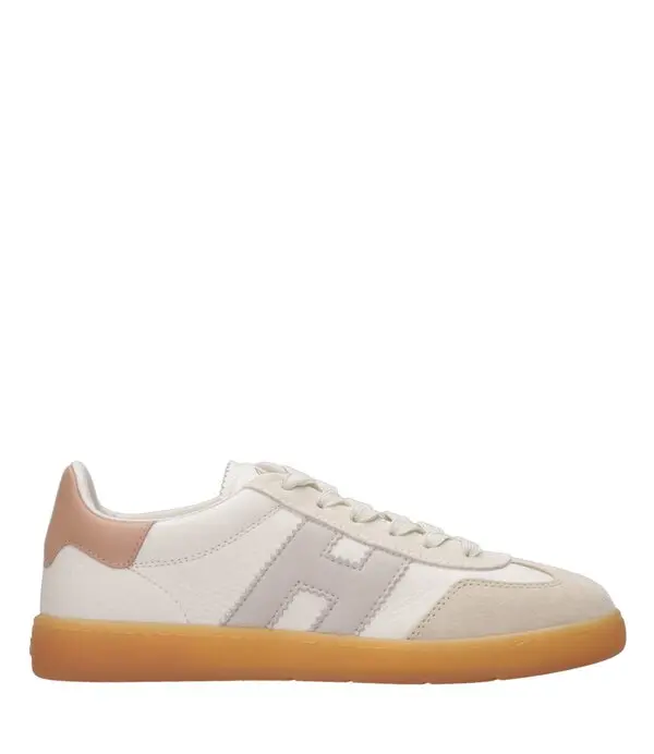 Hogan Low Top Sneakers - White+pink