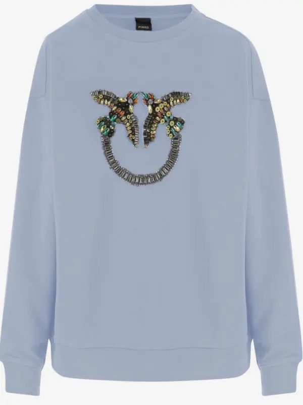 Pinko Nelly Sweatshirt - Clear Blue