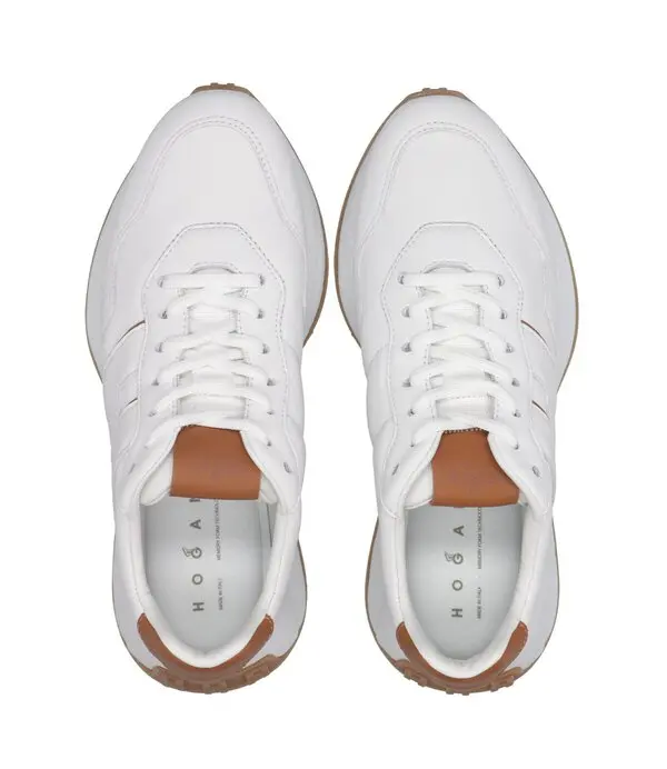 Hogan Low Top Sneakers - Bianco+biscotto