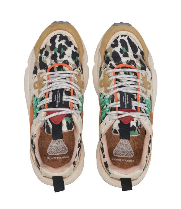 FLOWER MOUNTAIN Low Top Sneakers - Spotted
