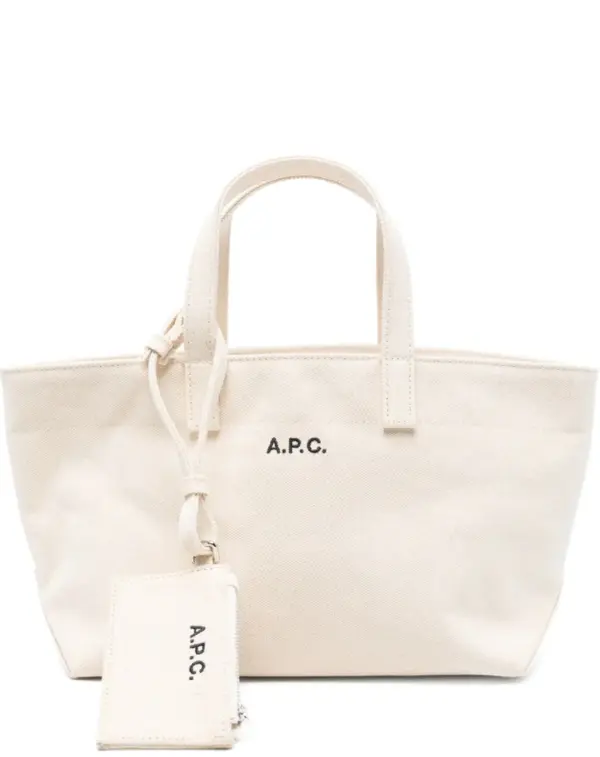 A.p.c. Le Drummer Toile Small Tote - Beige