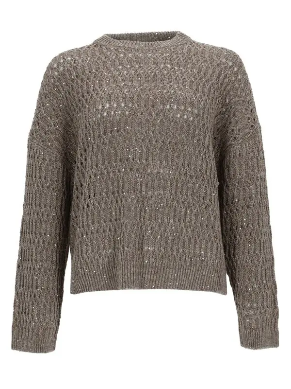 Brunello Cucinelli Linen Knitwear - Dove