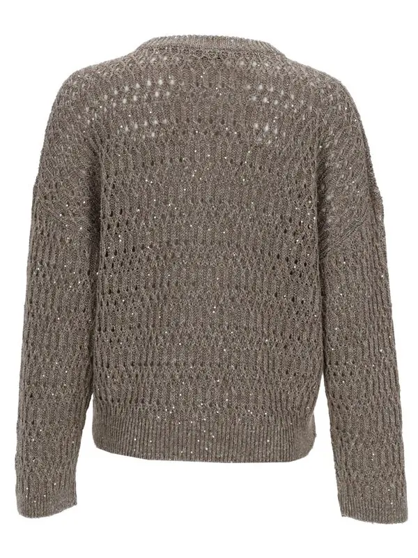 Brunello Cucinelli Linen Knitwear - Dove