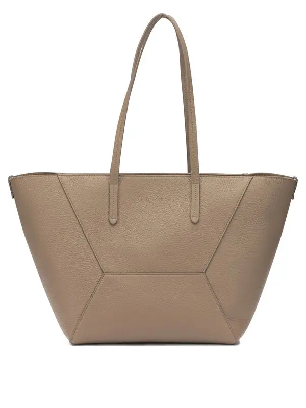 Brunello Cucinelli Bc Duo Large Shoulder Bag - Beige