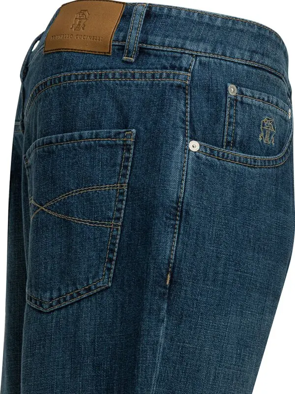 Brunello Cucinelli Straight-leg Jeans - Blue
