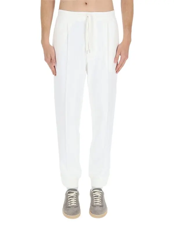 Brunello Cucinelli Cotton Jogger Pants - White