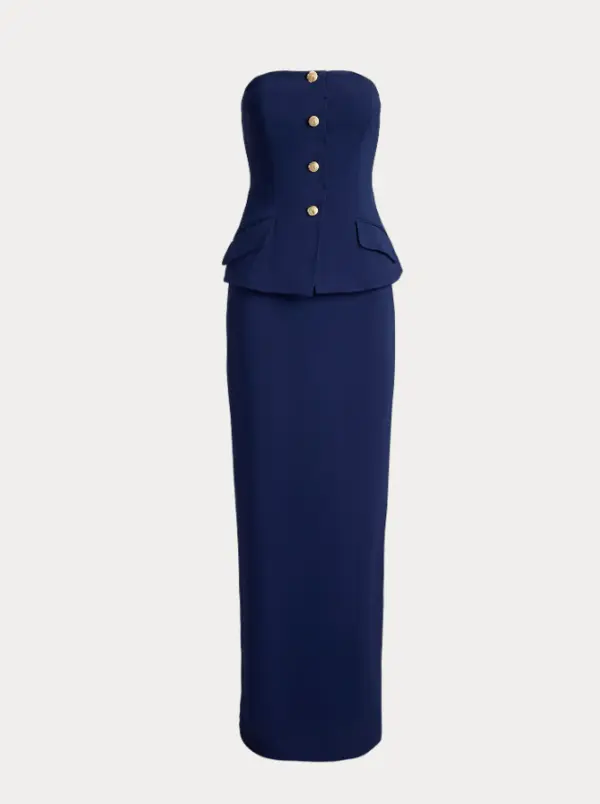 Ralph Lauren Cady Stretch Long Dress