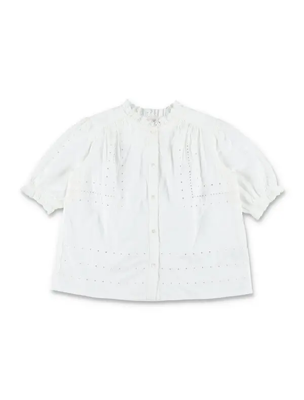 Bonpoint Letitia Organic Cotton Poplin Blouse
