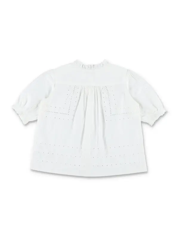 Bonpoint Letitia Organic Cotton Poplin Blouse