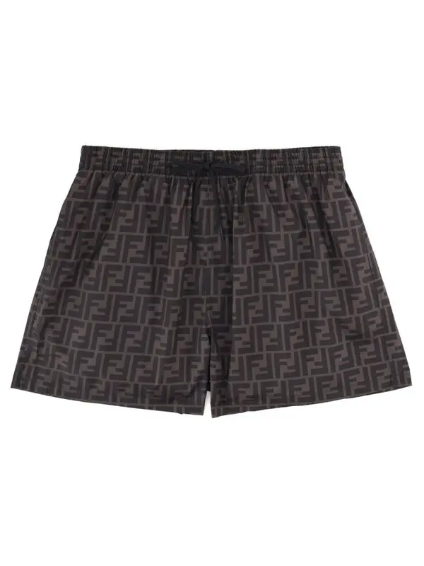 Fendi Board/boxer Shorts - Black
