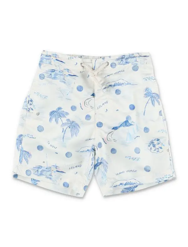 Bonpoint Ariel Recycled Swim Shorts - Imp Bleu