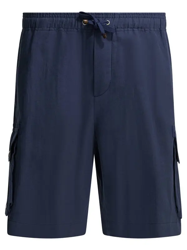 Brunello Cucinelli Cargo Shorts - Blue