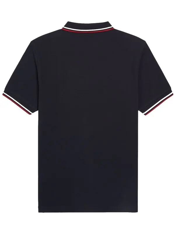 Fred Perry Polo With Logo - Blue