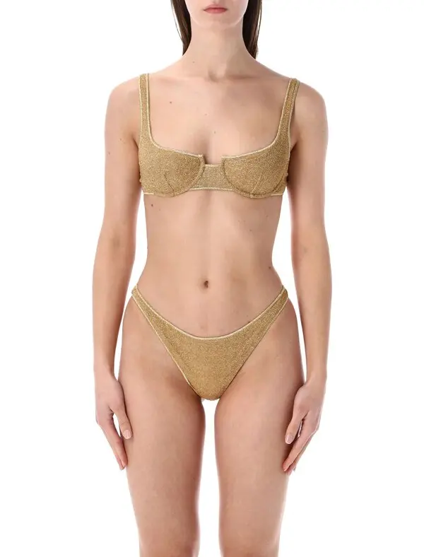 Oseree Lumière Balconette Bikini - Golden