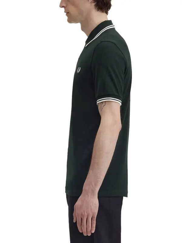 Fred Perry Polo With Logo - Green