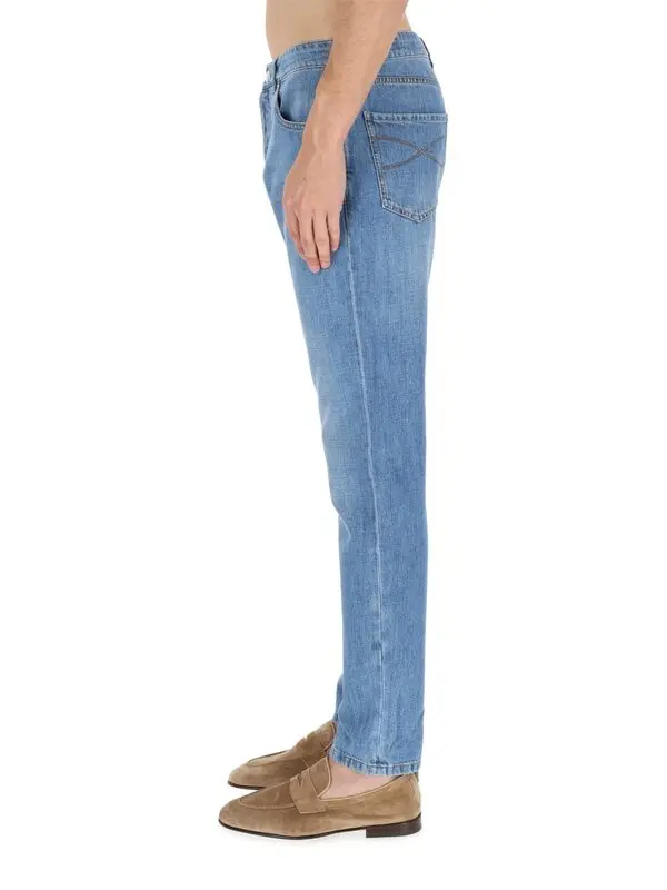 Brunello Cucinelli Five Pocket Jeans - Denim