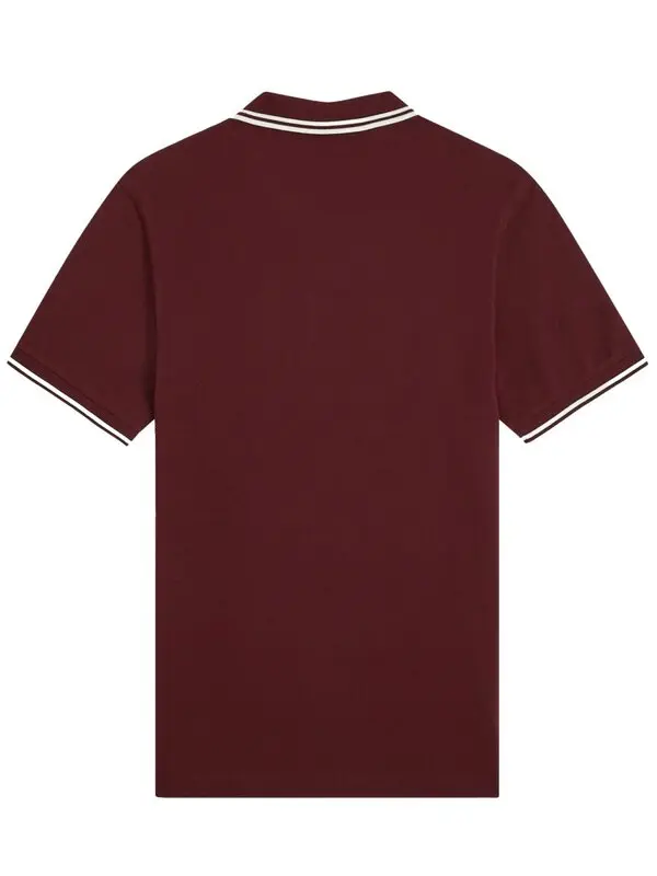 Fred Perry Polo With Logo - Bordeaux