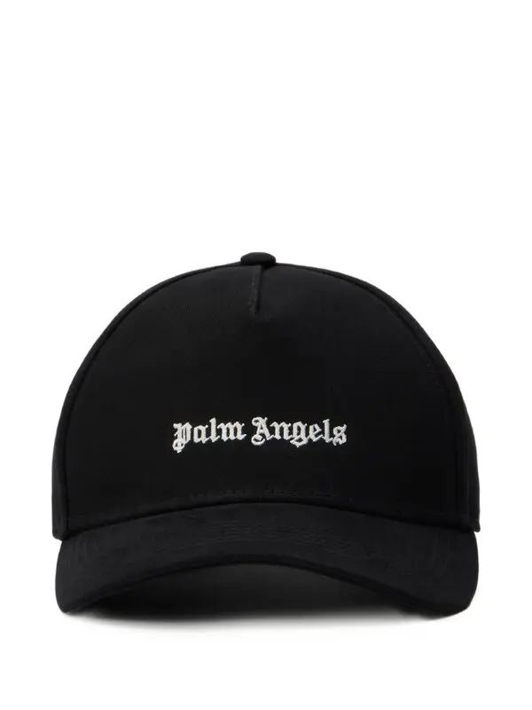 Palm Angels Logo Baseball Cap - Black