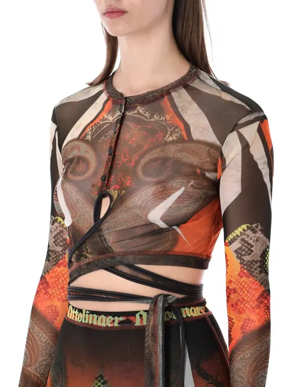 Ottolinger Mesh Loop Top