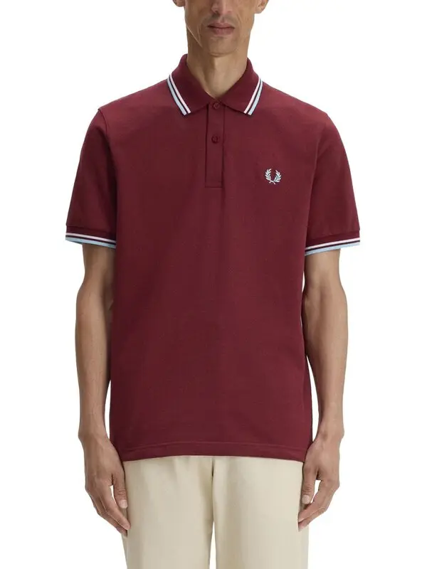 Fred Perry Polo With Logo - Red