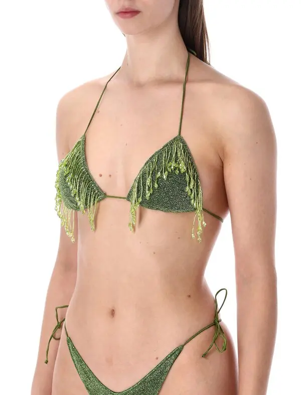 Oseree Lumière 20s Pearls Two-piece Swimwear Set