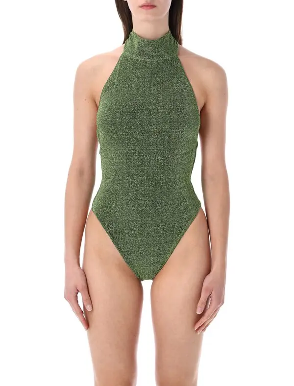 Oseree Sea Clothing One-piece Swimsuit - Green