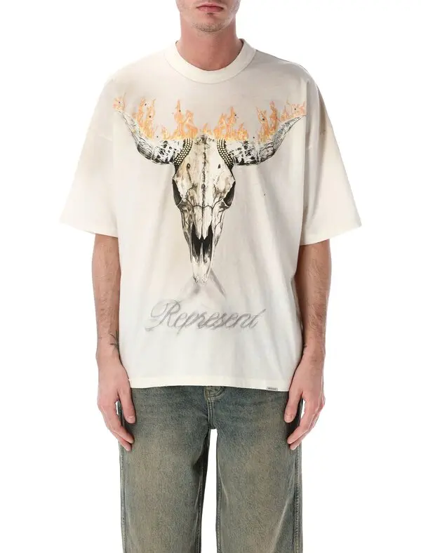 REPRESENT T Shirts And Polos - Washed Ecru