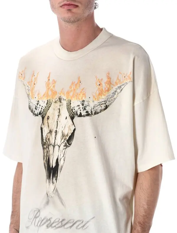 REPRESENT T Shirts And Polos - Washed Ecru