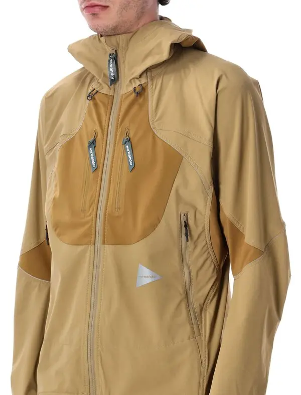AND WANDER Technical Jacket - Beige