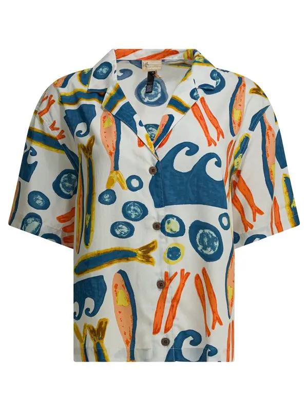 Patagonia Tidal Threads Printed Shirt - Beige