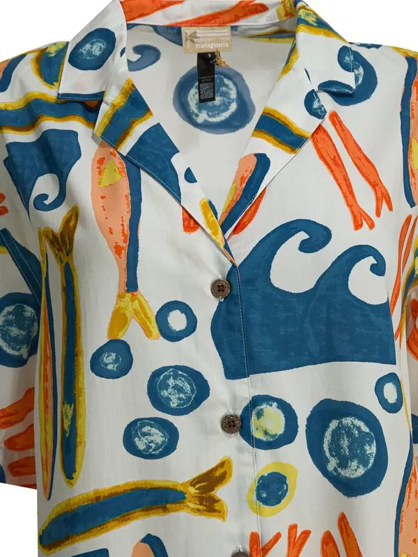 Patagonia Tidal Threads Printed Shirt - Beige