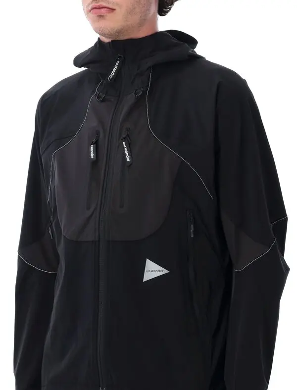 AND WANDER Technical Jacket - Black