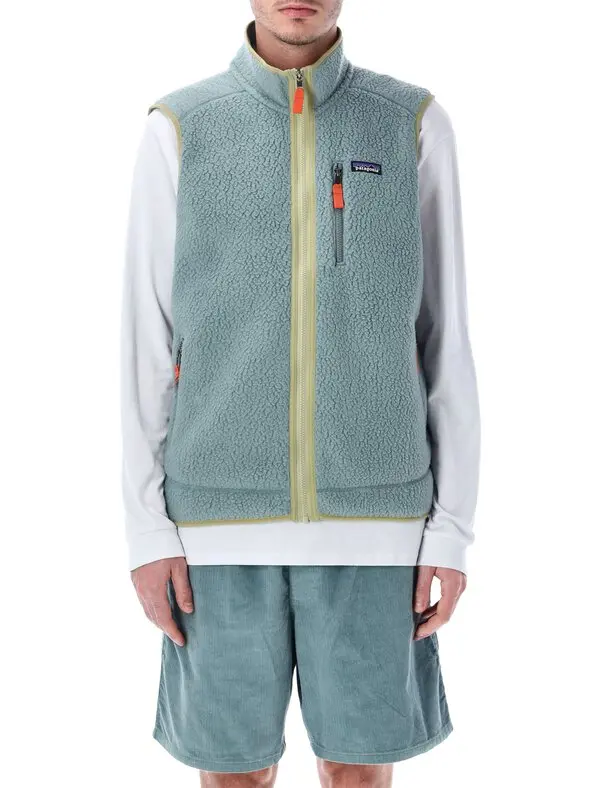 Patagonia Retro Pile Fleece Vest - Blu Sage