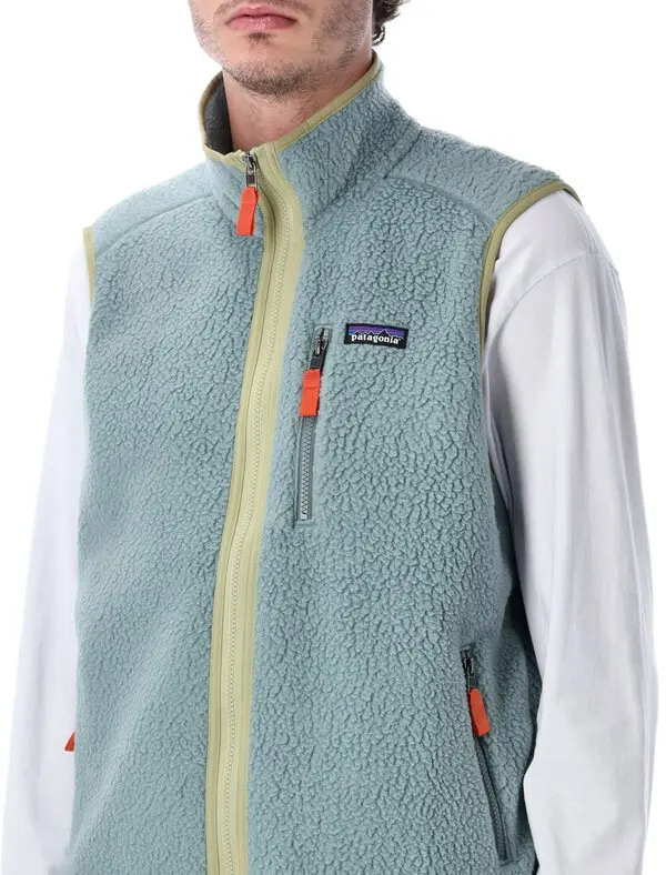 Patagonia Retro Pile Fleece Vest - Blu Sage