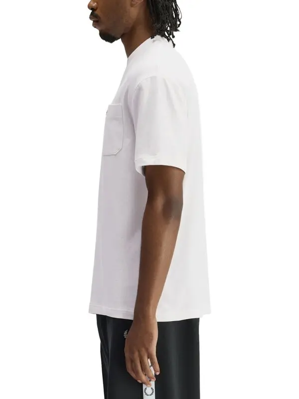 Fred Perry T Shirt With Logo - White