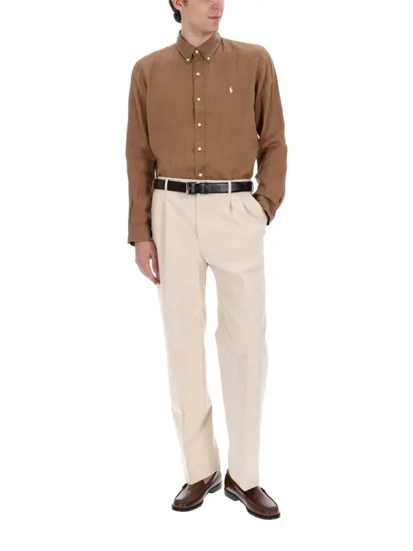 Polo Ralph Lauren Shirt With Logo - Brown