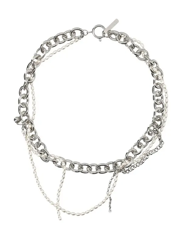 JUSTINE CLENQUET Salem Necklace - Silver