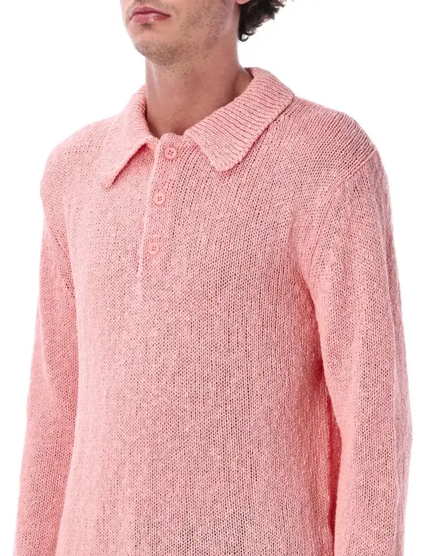 SUNFLOWER Polo Sweater - Pink