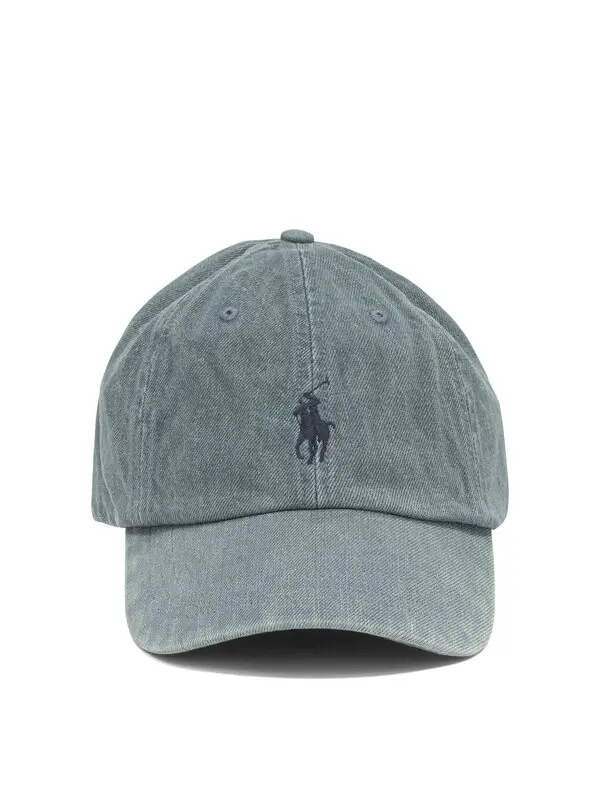 Polo Ralph Lauren Denim Baseball Cap - Light Blue