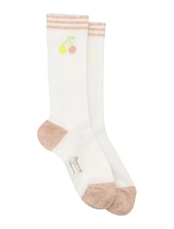 Bonpoint Liatris Socks - Milk White