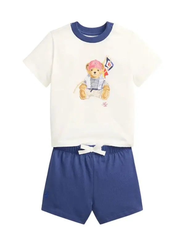 Polo Ralph Lauren T-shirt And Shorts Set - Blue