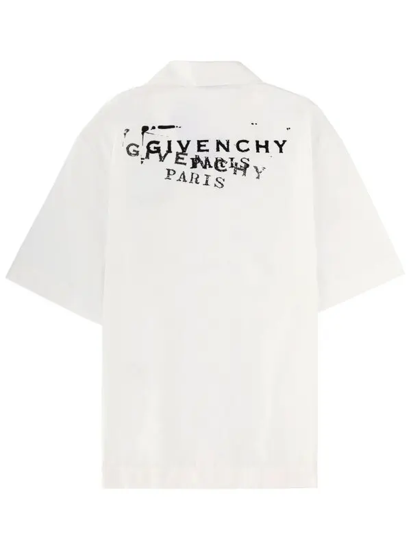 Givenchy Logo Print Shirt - White