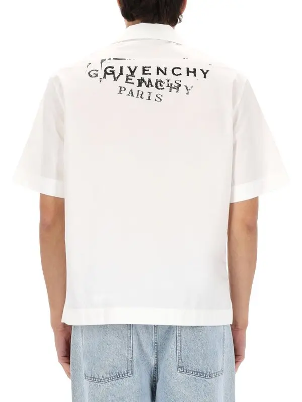 Givenchy Logo Print Shirt - White