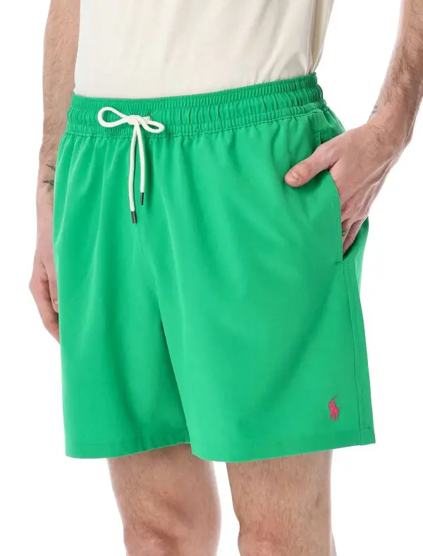 Polo Ralph Lauren Traveller Swim Shorts - Green Stem