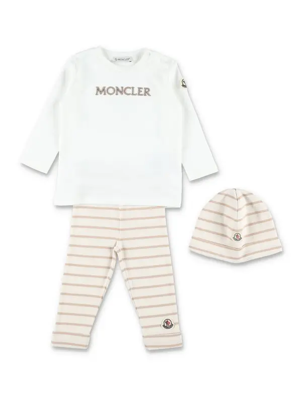 Moncler Striped Cotton Set