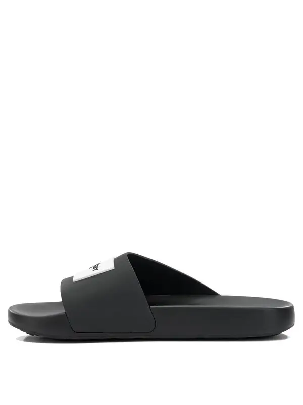 Givenchy Rubber Slides - Black