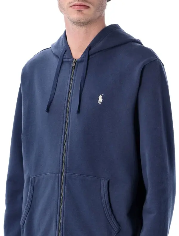 Polo Ralph Lauren Fleece Full-zip Hoodie - Blue