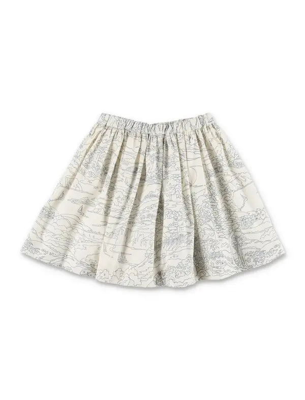 Bonpoint Suzon Skirt - Ink Print