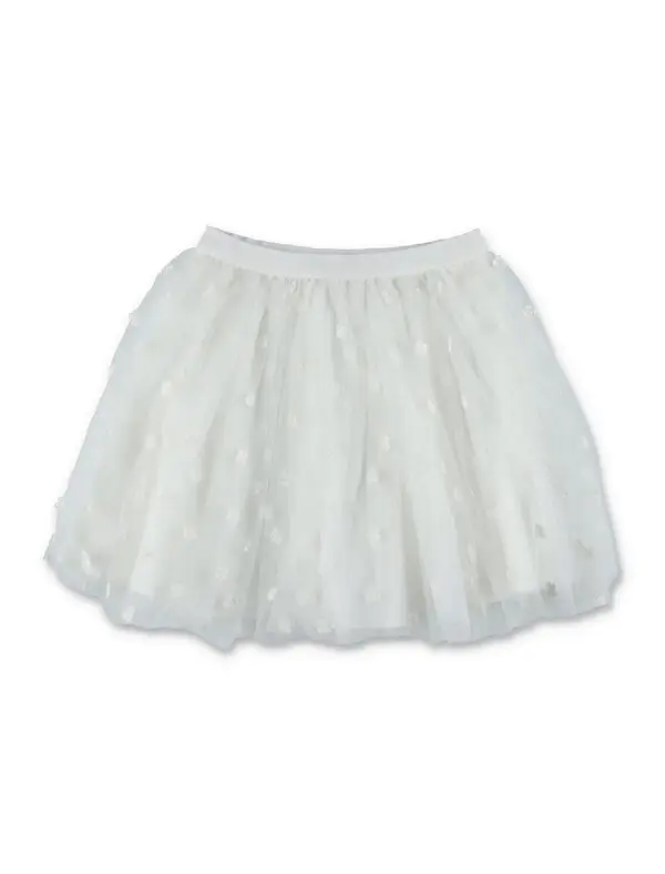 Bonpoint Pois Skirt - Naturel White